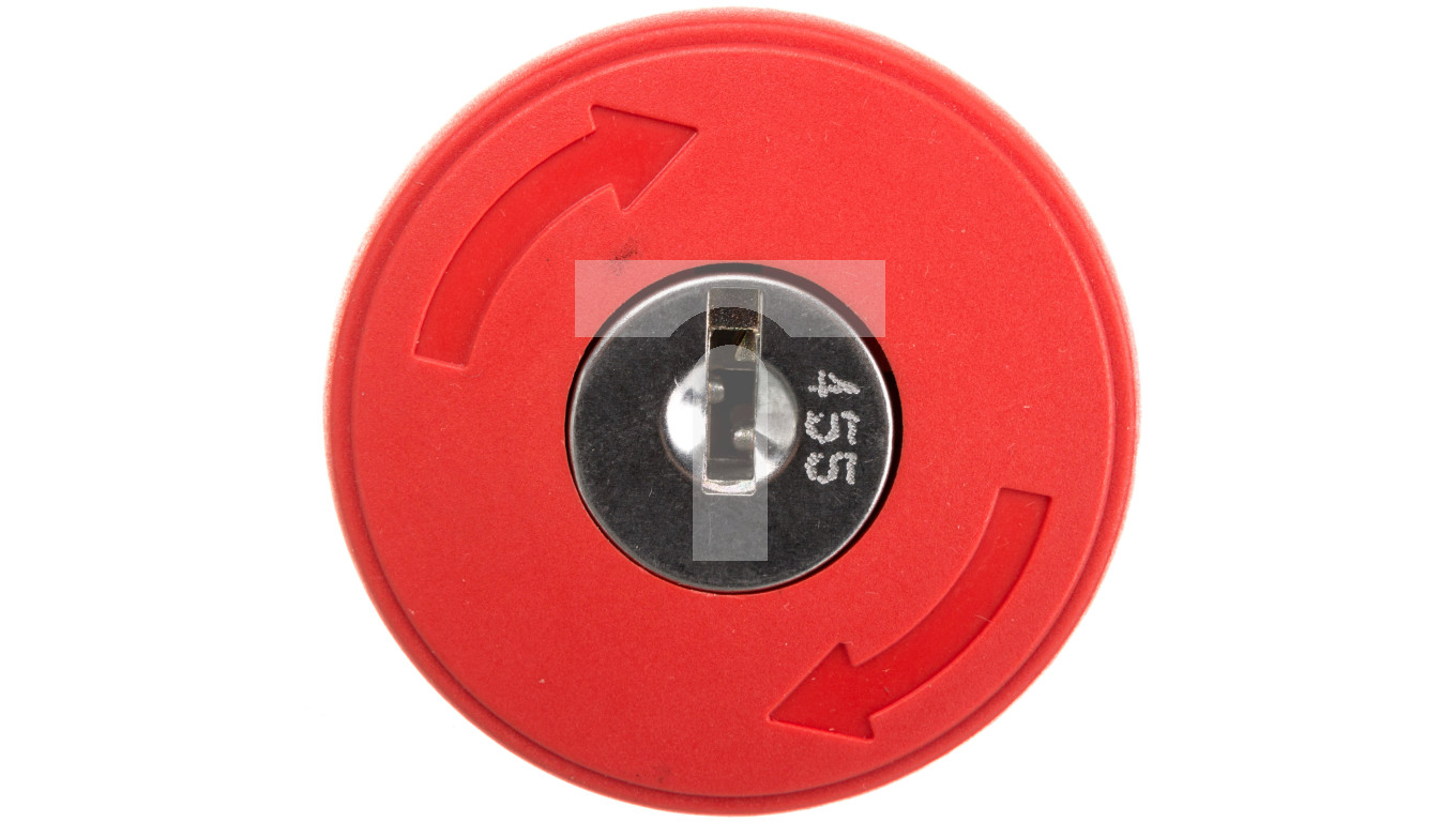 Napęd przycisku bezpieczeństwa czerwony do blokowania kluczykiem 455 bez podświetlenia LPCB6844 ...