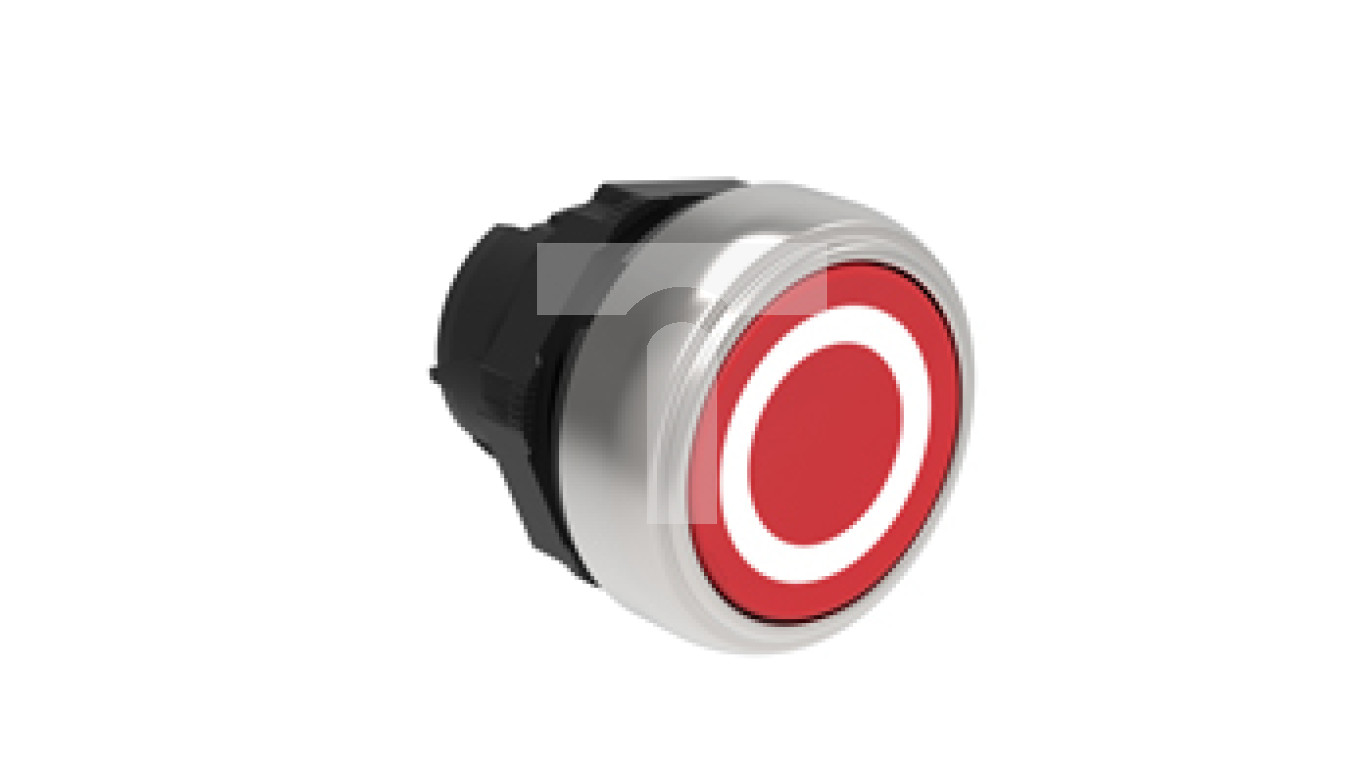 Napęd przycisku czerwony z samopowrotem 22mm symbol O LPCB1104 – LOVATO | TIM SA
