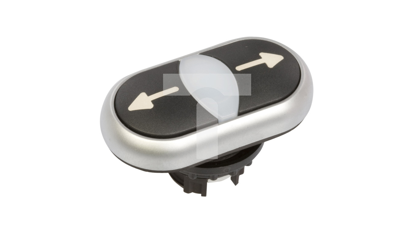 Napęd przycisku podwójny /strzałki góra-dół/ czarny z podświetleniem z ...