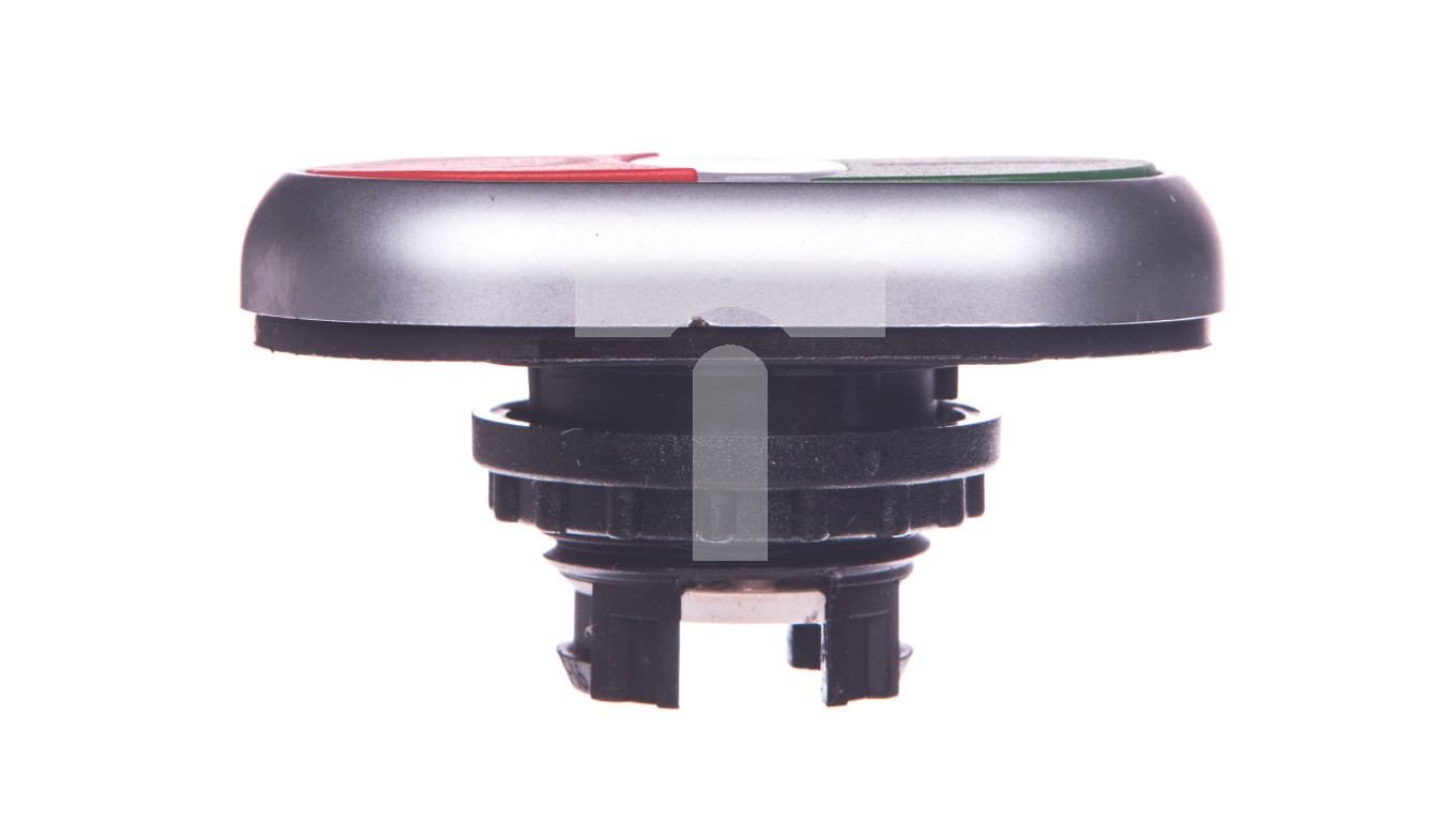 Napęd przycisku podwójny zielony/czerwony /I-O/ 22mm IP66 z podświetleniem z samopowrotem M22 ...