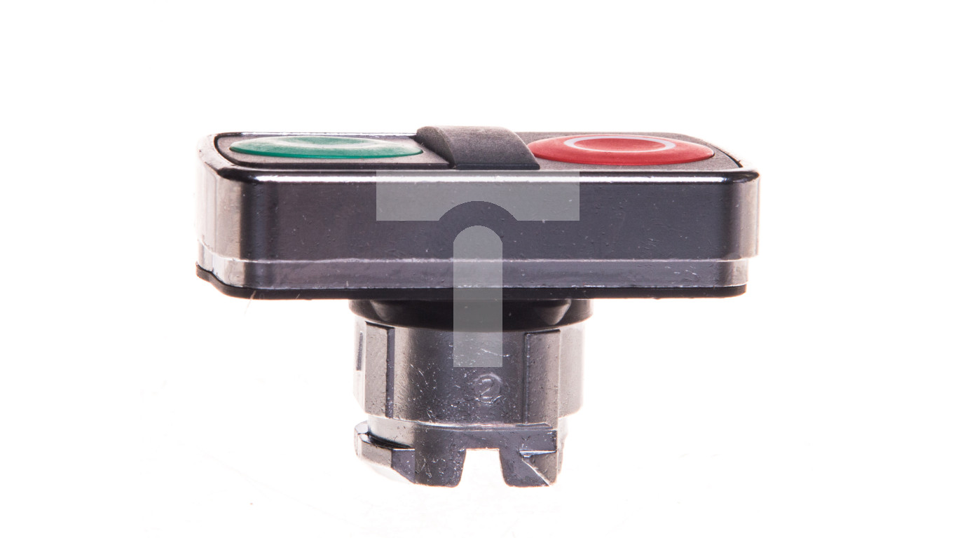 Napęd przycisku podwójny zielony/czerwony /O-I/bez podświetlenia z samopowrotem ZB4BA7341 ...