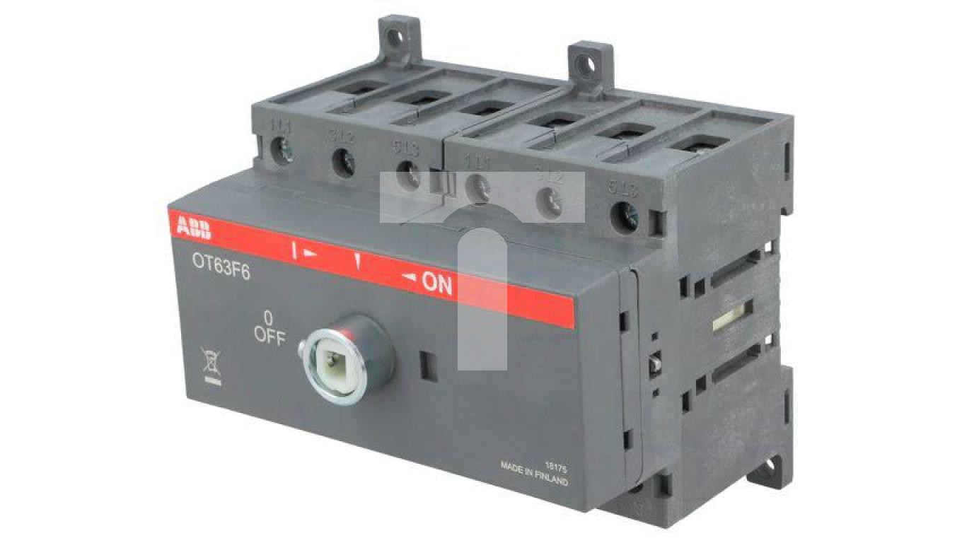 OT63F6 Rozłącznik izolacyjny 6 biegunowy na szynę DIN 63A OT – ABB 4 ... OT63F6 Rozłącznik izolacyjny 6 biegunowy na szynę DIN 63A OT – ABB 4 ...