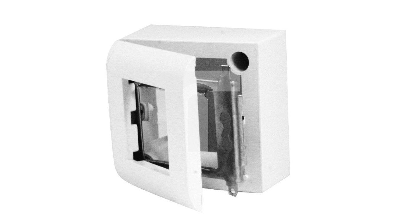 Obudowa natynkowa 2-modułowa do osprzętu w standardzie 45x45mm (zawiera ...