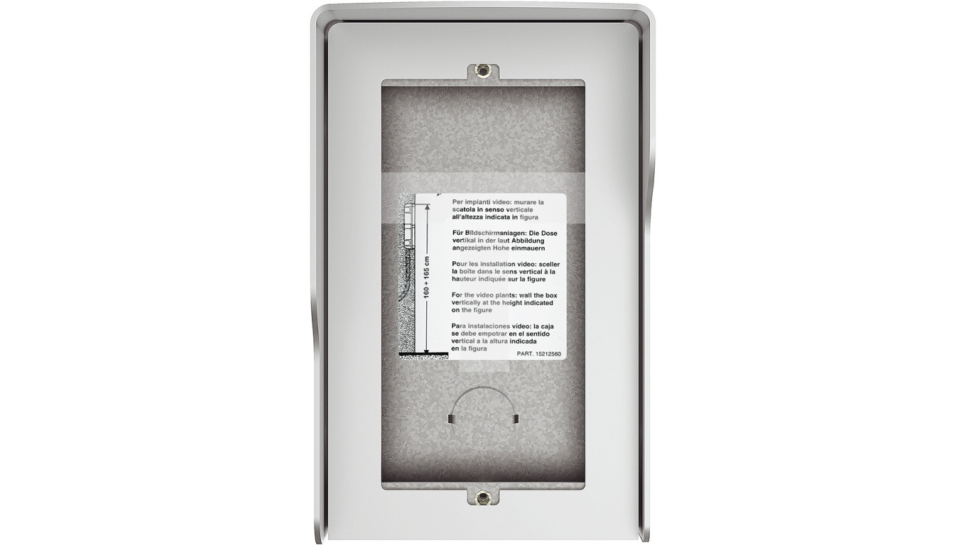 Obudowa natynkowa z daszkiem do paneli sfera 2 Moduł aluminium 350621 ...