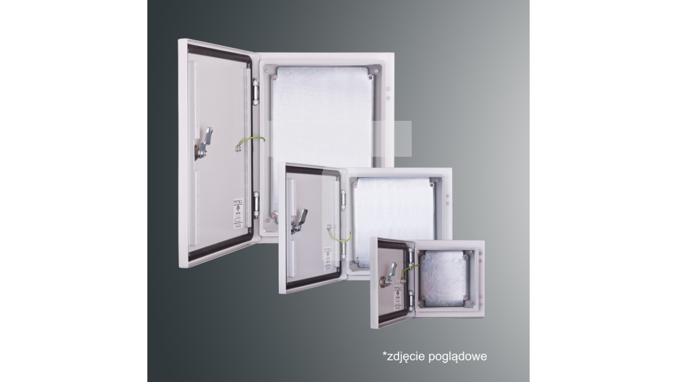 Obudowa n/t z płytą montaż PSH 504020 PROFIT 500x400x200 IP65 IK10 ...