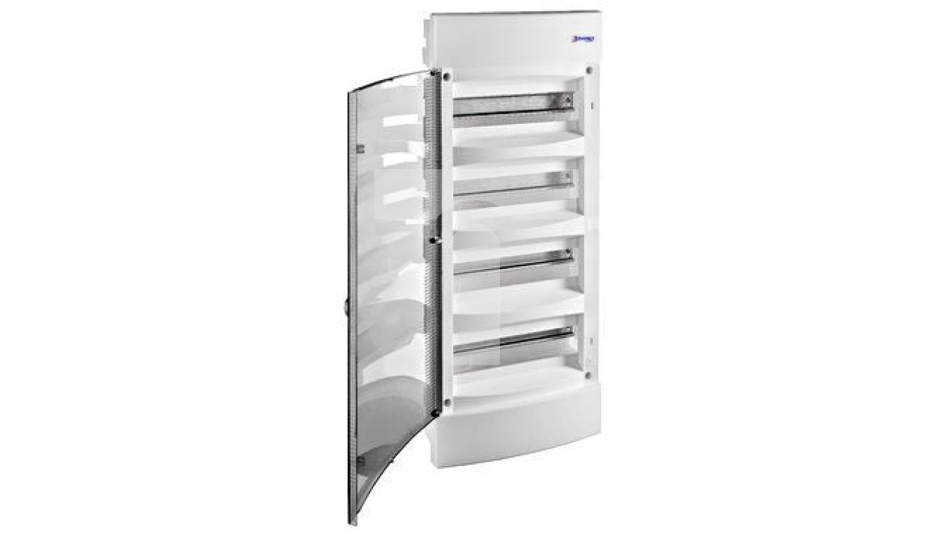 Obudowa podtynkowa z tworzywa 4x12 IP40 drzwi transp. – Schrack Technik ...