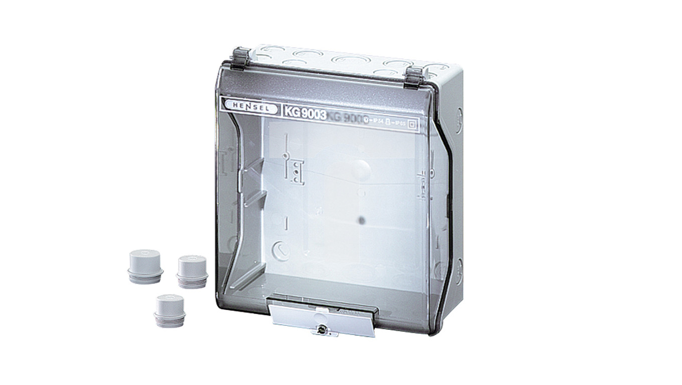 Obudowa pusta 217x253x115mm IP65 KG 9003 3300141 – HENSEL | TIM SA