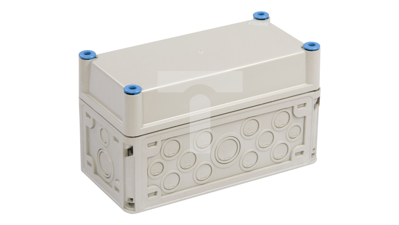 Obudowa pusta Mi, IP 65, wlk.1 - 300x150x170, pokrywa nieprzezroczysta Mi 0101 2000007 – HENSEL ...