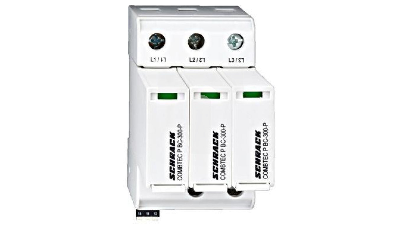 Ochronnik COMBTEC P I+II(B+C) 3+0, TNC,Iimp12,5kA,na wkładki – Schrack ...