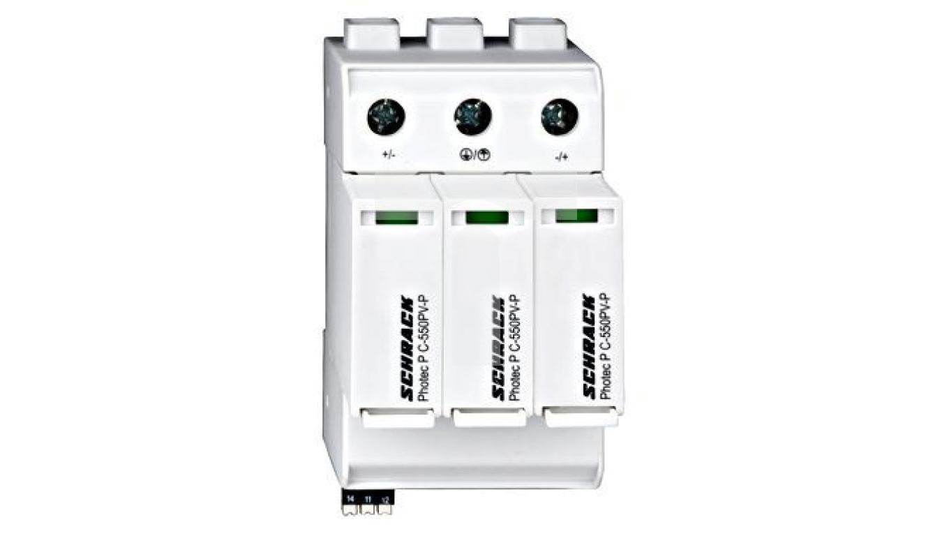 Ochronnik Photec P klasa II(C) 1100VDC, In 20kA – Schrack Technik ...