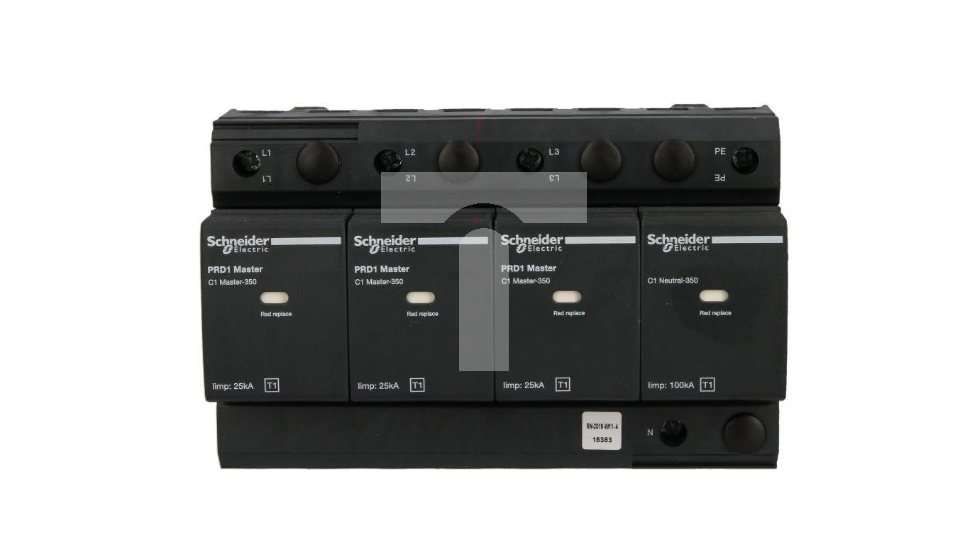 Ochronnik przeciwprzepięciowy Typ T1 4P 100kA z sygnalizacją PRD1 ...