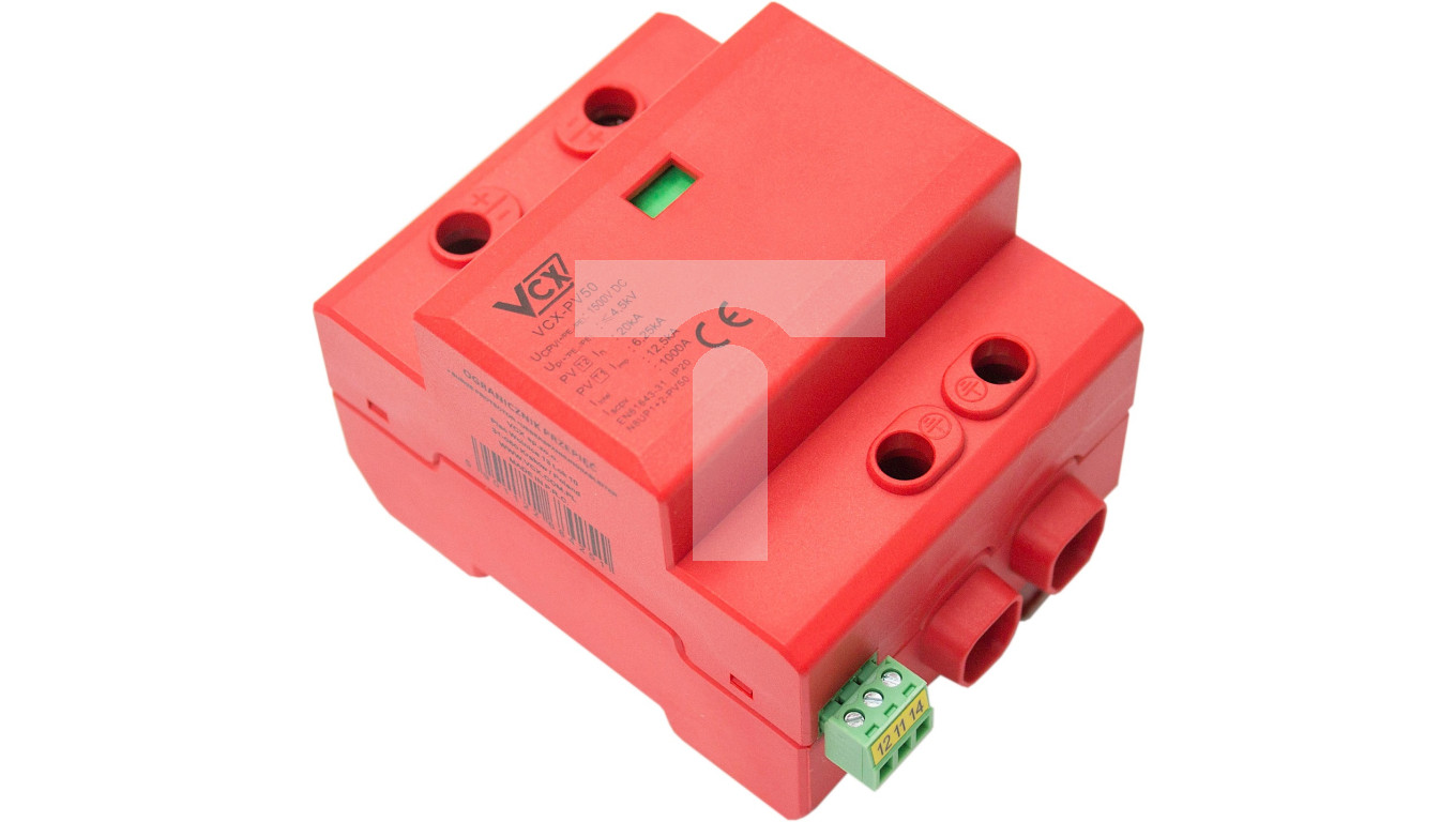 Ochronnik przepięć fotowoltaiczny ogranicznik DC klasy T1+T2 (B+C) 3P ...