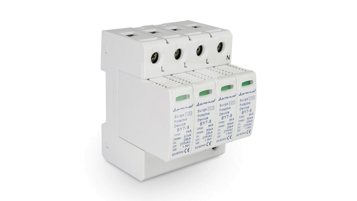 Ochronnik COMBTEC Typ T1+T2 TNC 275/12,5 + styk pomocniczy – ELEKTRO ...