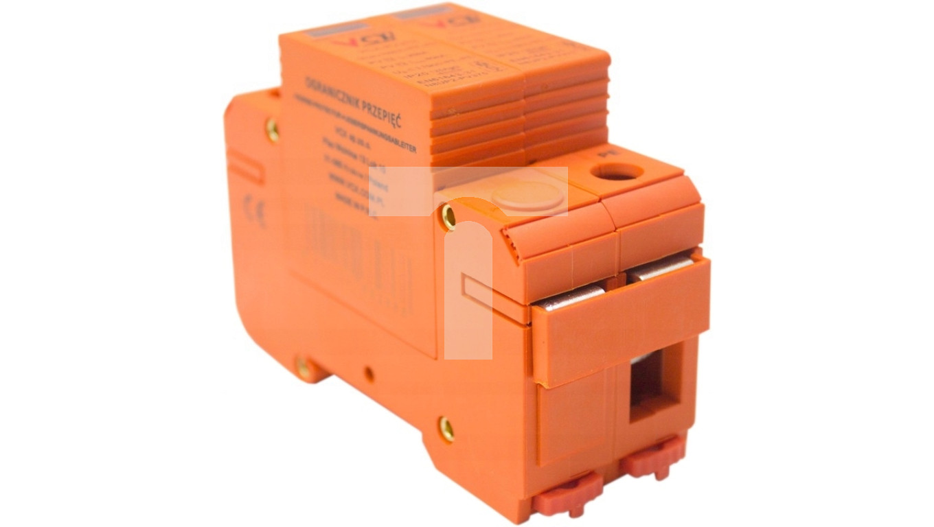 Ogranicznik przepięć C T2 2P 20kA - 40kA polskie badania BBJ SEP ...