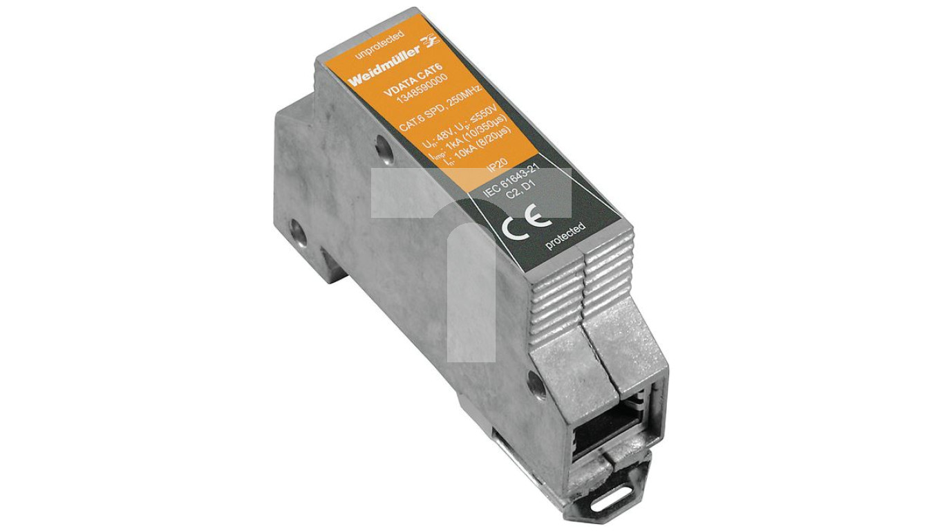 Ogranicznik przepięć VDATA CAT6 1348590000 – Weidmuller Sp. z o.o. | TIM SA