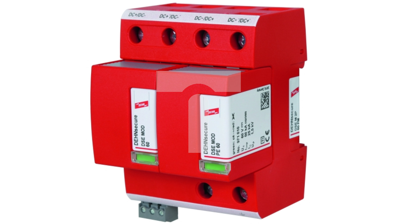 Ogranicznik przepięć do ochrony zasilania DC B Typ 1 2P 25/50kA 1,5kV ...