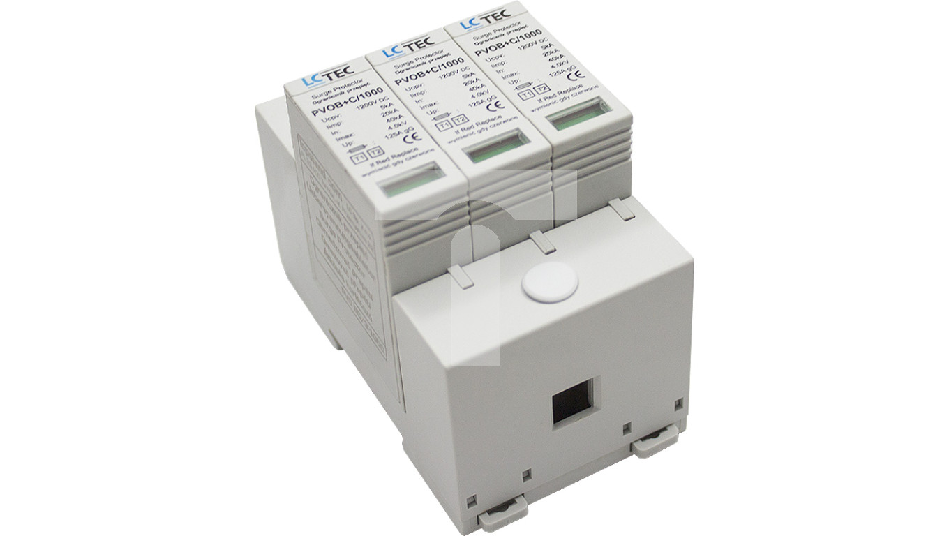 Ogranicznik przepieć ochronnik DC B+C 3P 1000V LCTEC – LC-Tec | TIM SA