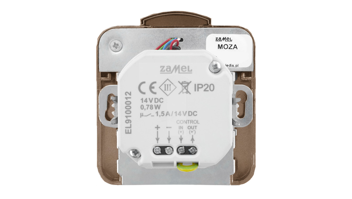 Oprawa LED Moza PT 14V DC regulowany czujnik ZLO biała ciepła ...