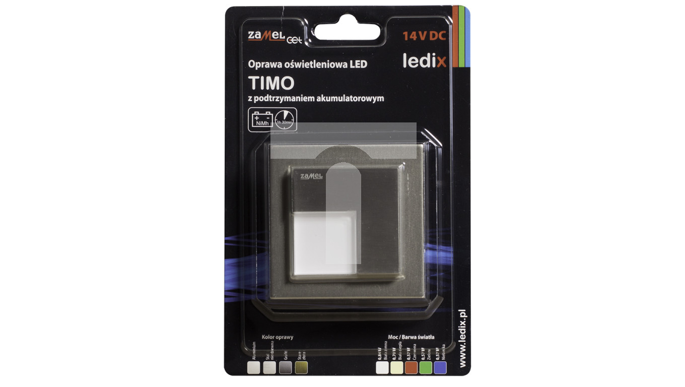 Oprawa LED TIMO PT 14V DC akumulator STA biała ciepła 07-213-22 LED10721322 – ZAMEL | TIM SA
