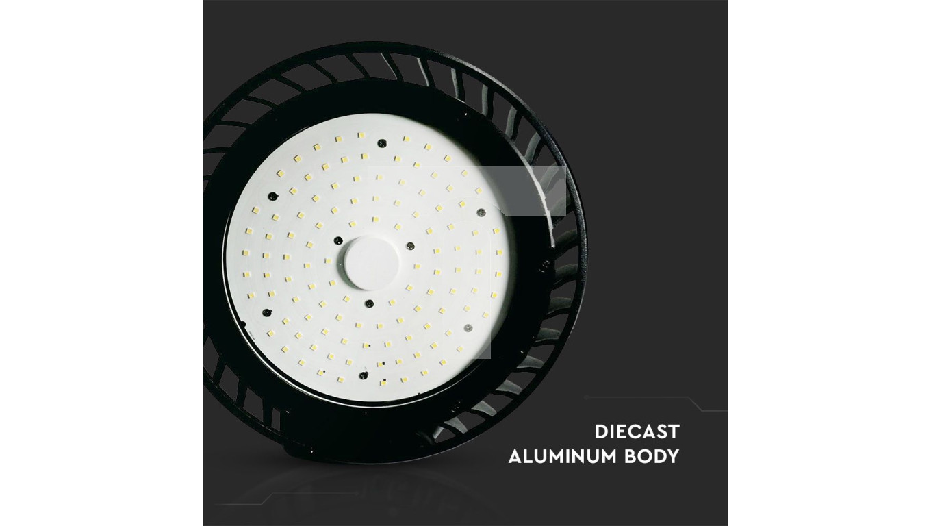 Oprawa Przemysłowa HIGHBAY 100W 4000K 12000lm 120st. IP65 IK07 Dioda ...