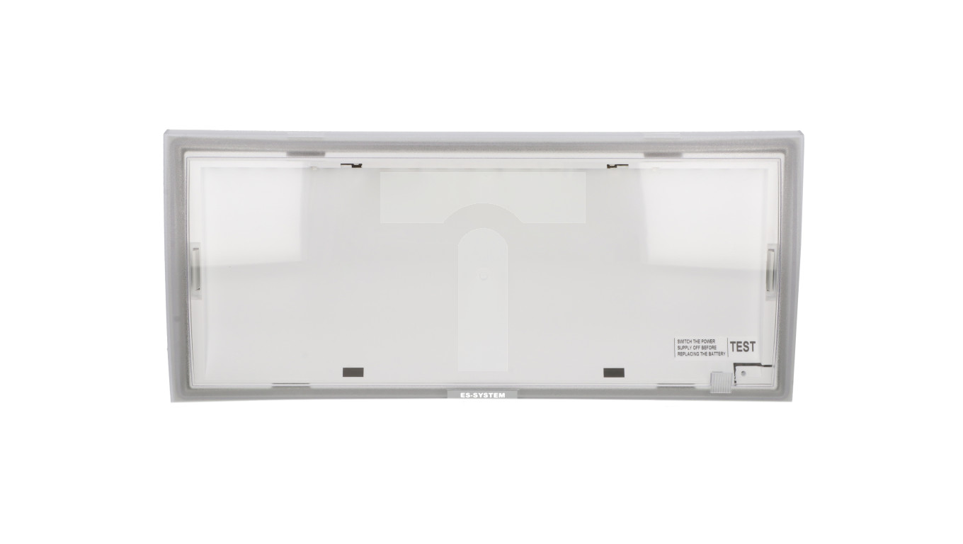 Oprawa awaryjna 1,2W 3h MONITOR1 LED Jednostronna IP65 korpus biały jasna/ciemna LED OP2-S1 ...