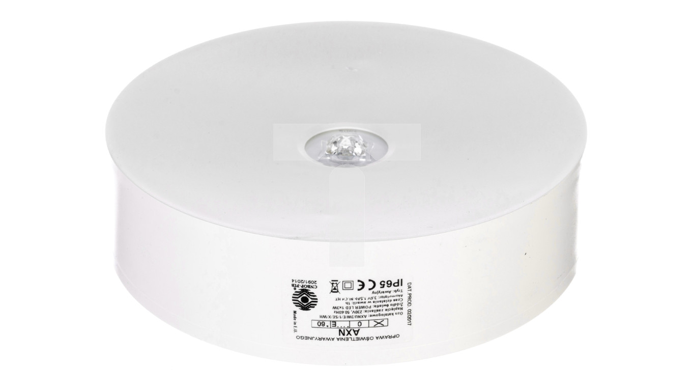 Oprawa awaryjna AXN IP65 ECO LED 3W 310lm (opt. univesal) 1h ...
