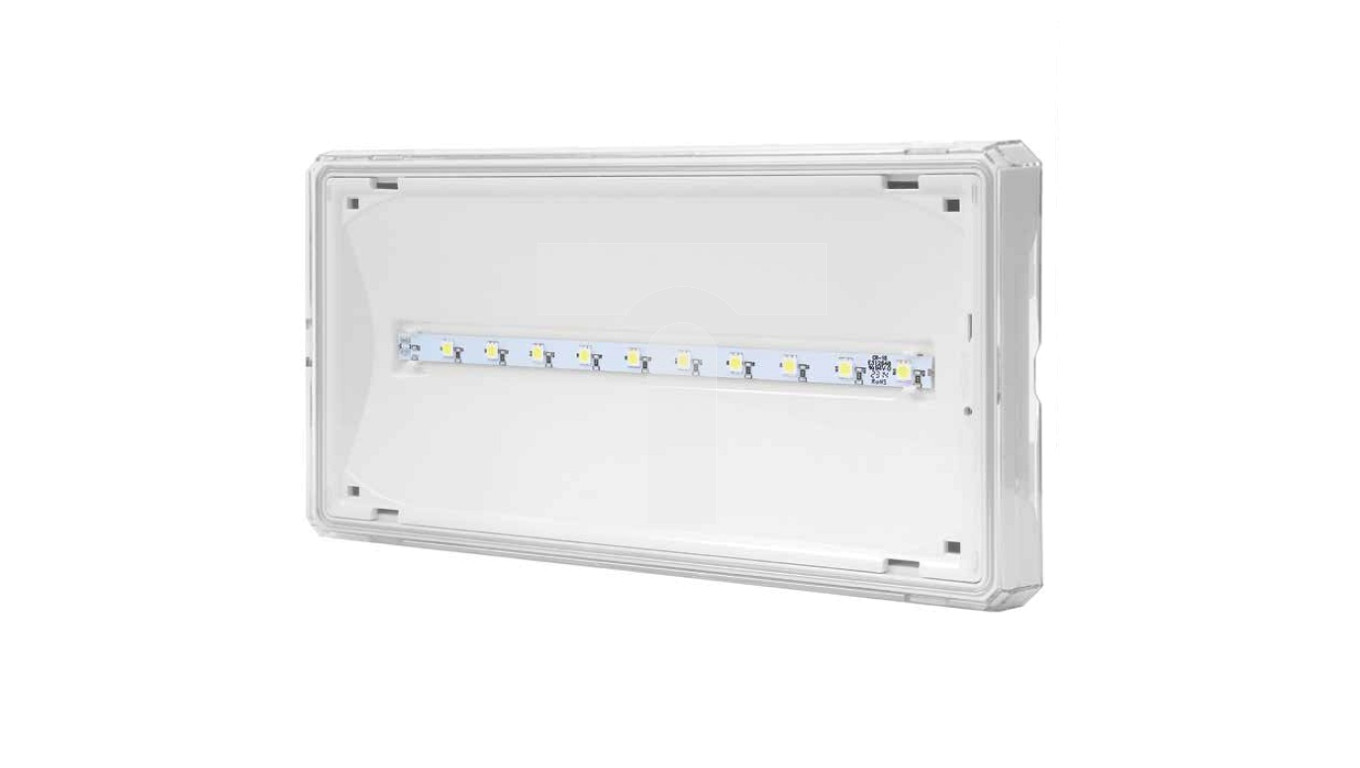 Oprawa awaryjna EXIT IP65 1W 1h jednozadaniowa biała ETE/1W/E/1/SE/X/WH ...