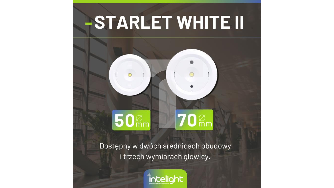 Oprawa awaryjna LED P/T STARLET WHITE II LED SO 200 SA 3H AT IP20 ...