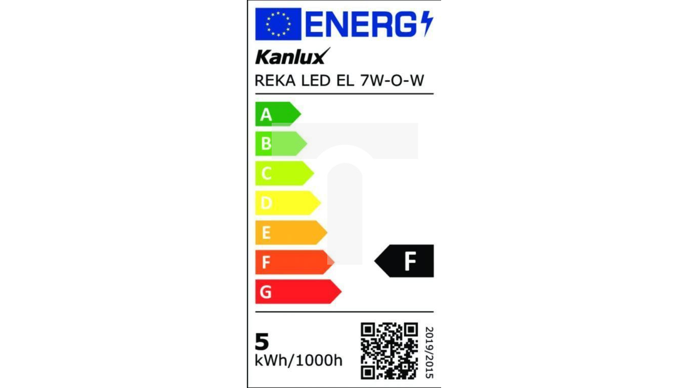 Oprawa elewacyjna REKA LED EL 7W-O-W 510lm 4000K biała 28993 – Kanlux S ...
