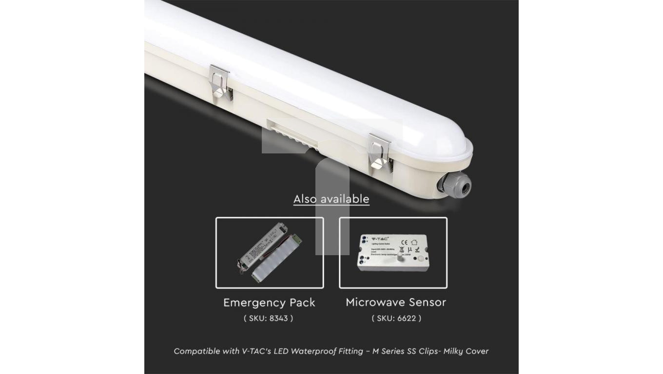 Oprawa hermetyczna LED 48W 4000K 5760lm IP65 150cm Dioda SAMSUNG 3 Lata ...