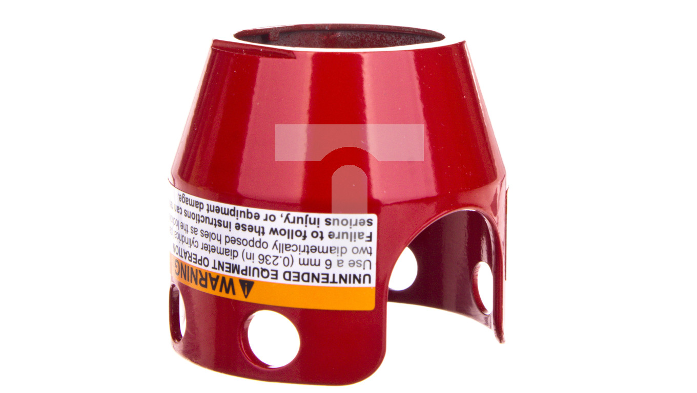 Osłona przycisku bezpieczeństwa fi40 czerwona mozliwośc blokowania ...