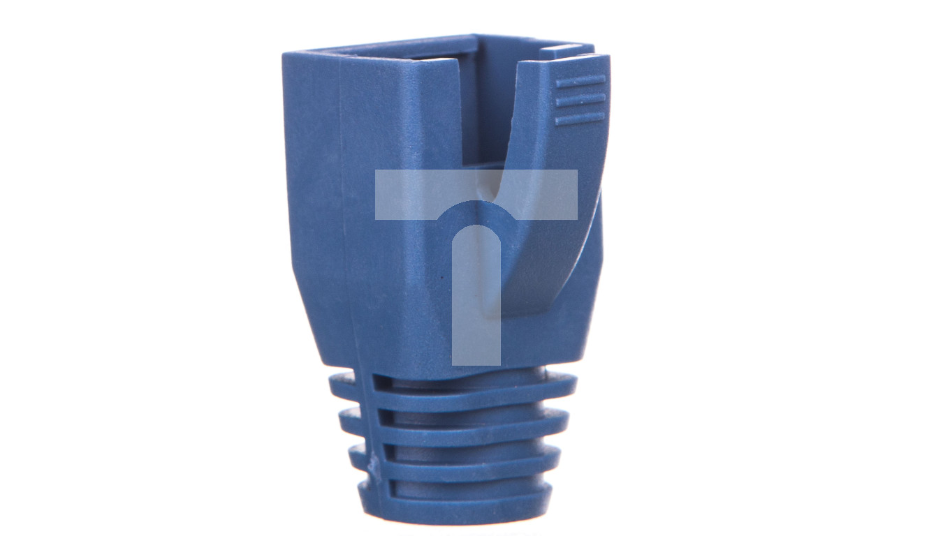 Osłonka na wtyk RJ45 niebieskia do kabli o dużej średnicy do 7,5mm X-ML ...