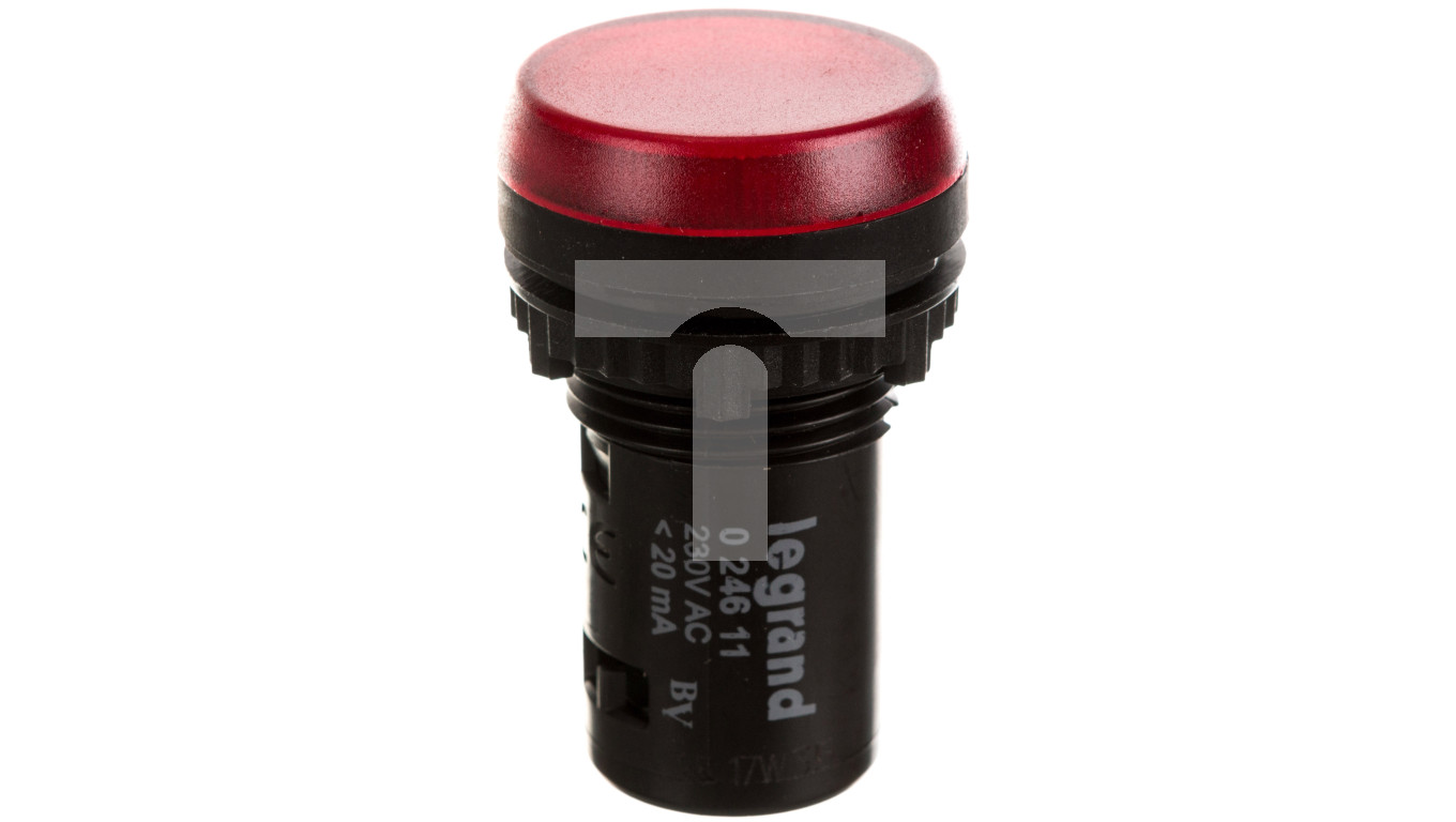 Osmoz Lampka sygnalizacyjna LED IP69, czerwona 230 V AC 024611 ...