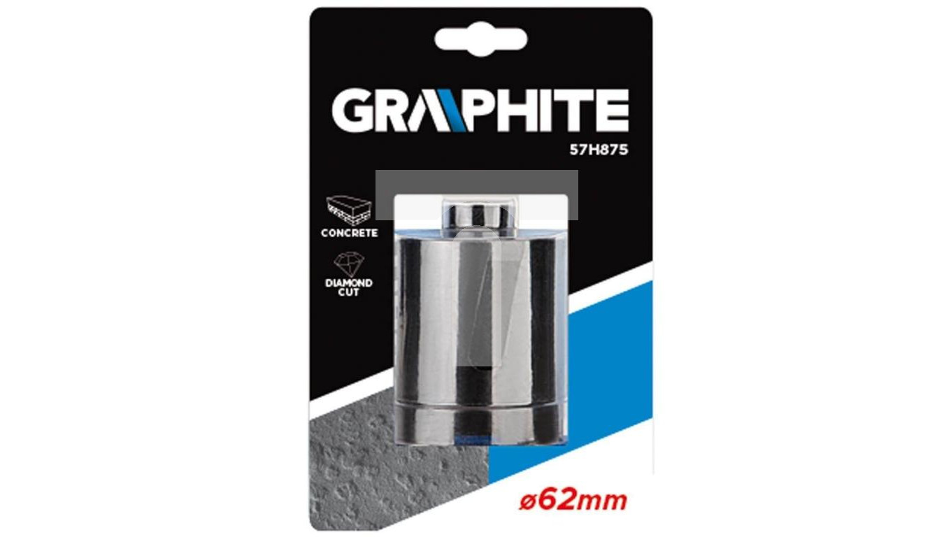 Otwornica Diamentowa Koronka 62x8x75mm do betonu, cegły, granitu ...