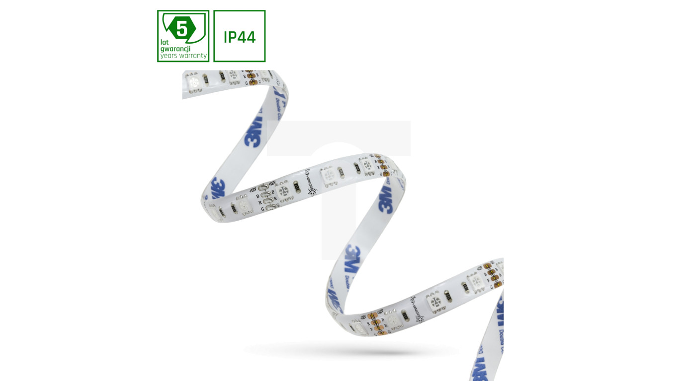 PASEK LED 60W 5050 60LED RGB 5 lat 1m (rolka 5m) - w silikonie ...