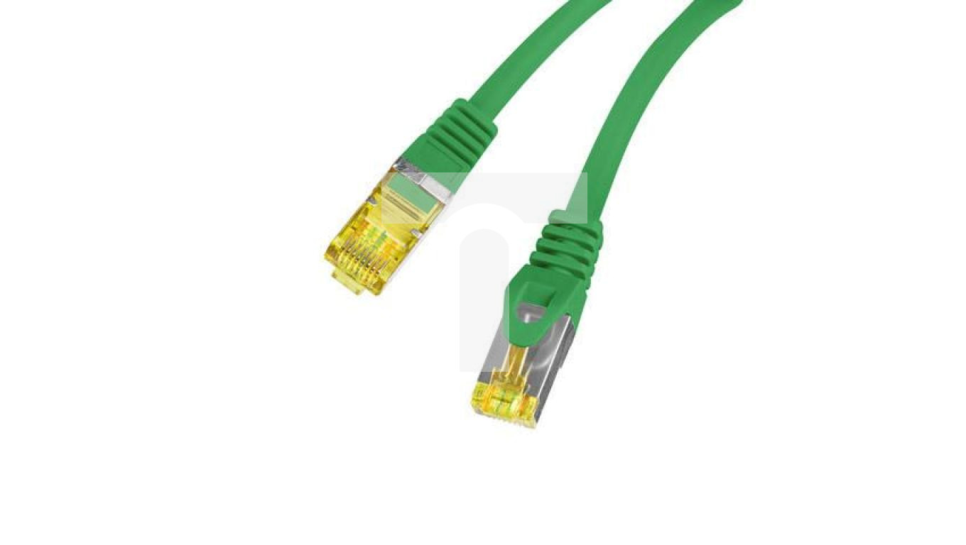 PATCHCORD KAT.6A S/FTP LSZH CU 0.5M ZIELONY FLUKE PASSED LANBERG – LANBERG | TIM SA