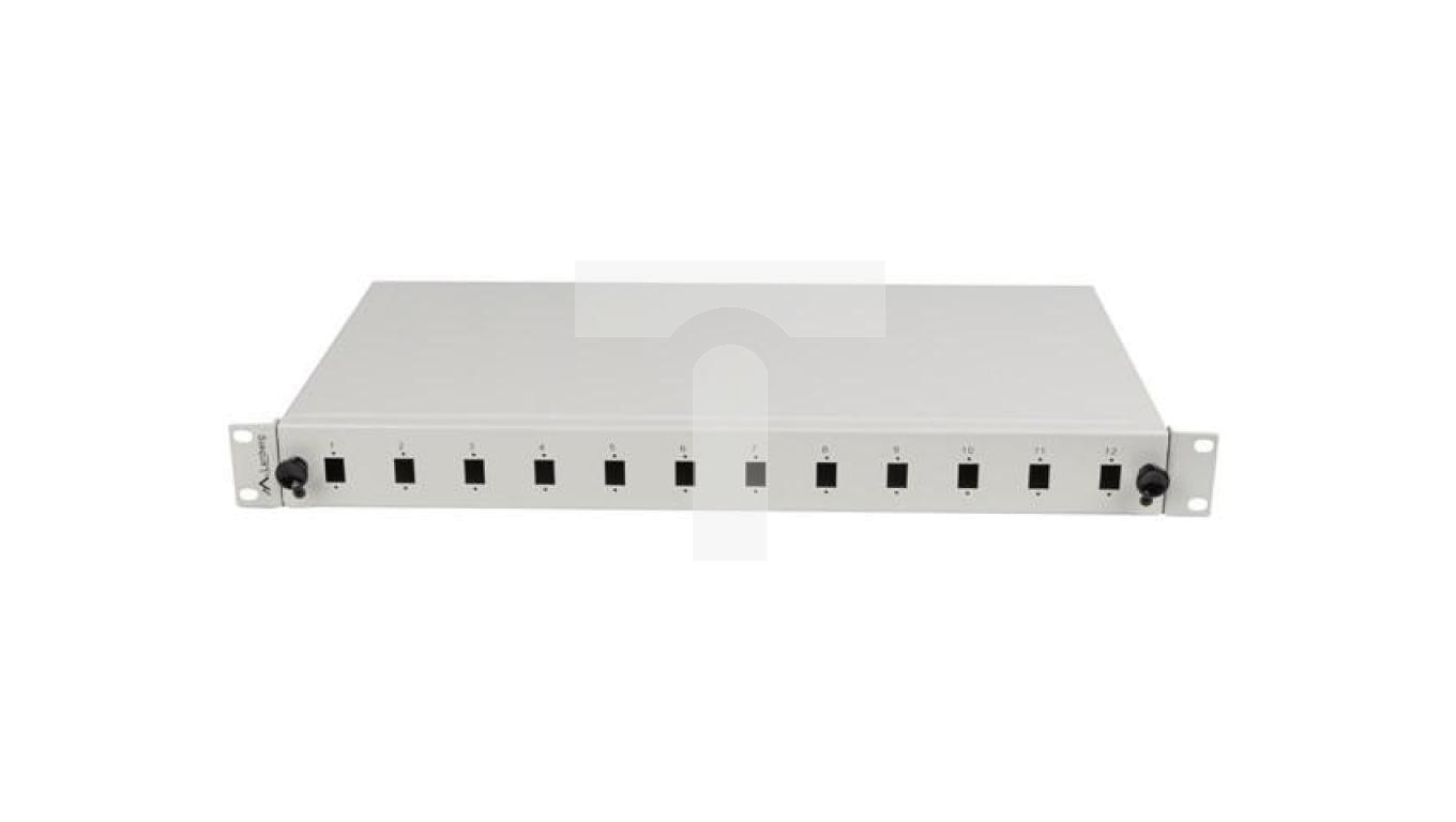Przełącznica światłowodowa 12XSC SIMPLEX / 12XLC DUPLEX RACK 19 1U ...