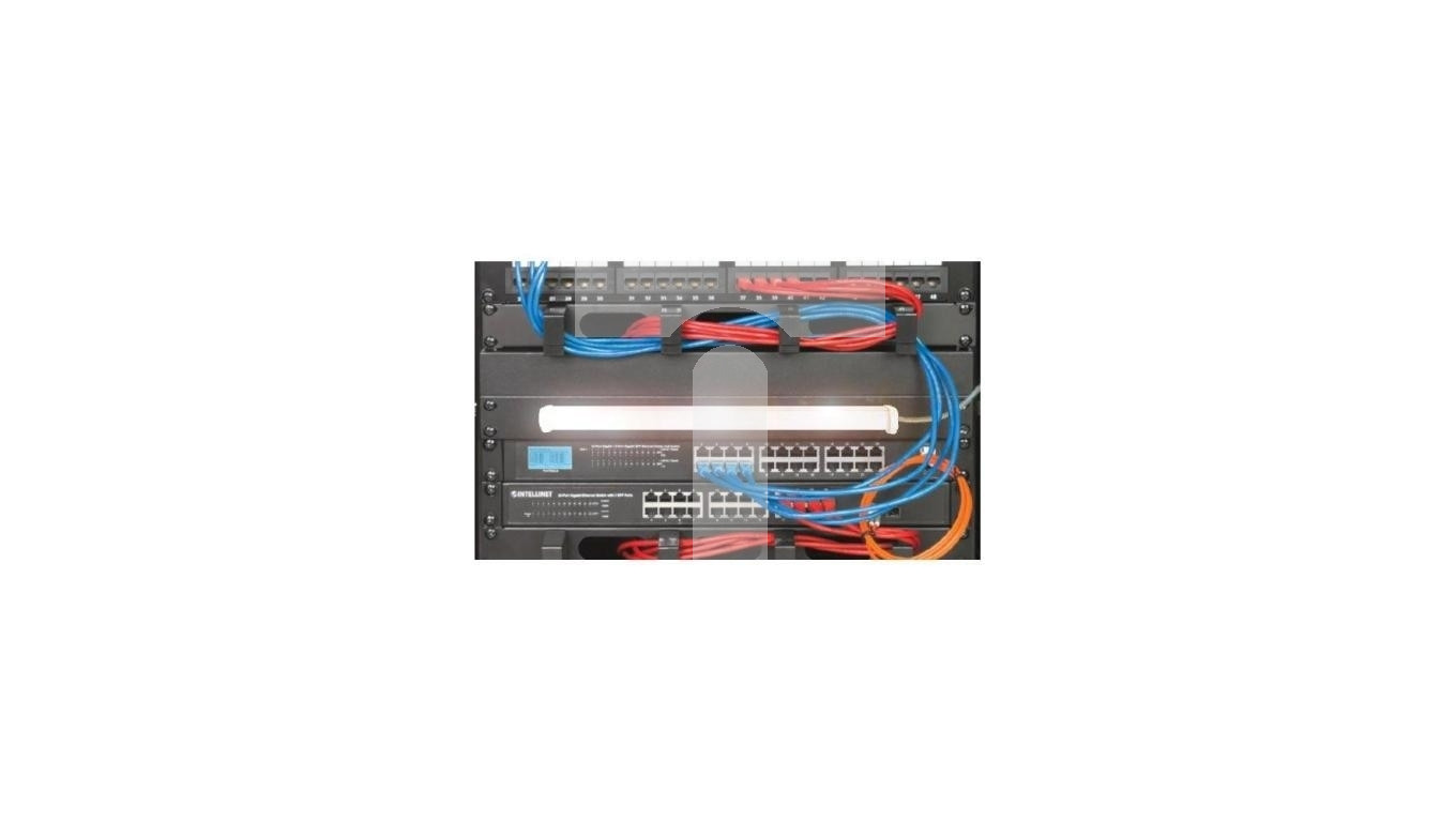 Panel LED 1U do szaf Rack 19, montaż poziomy, 11W – INTELLINET | TIM SA