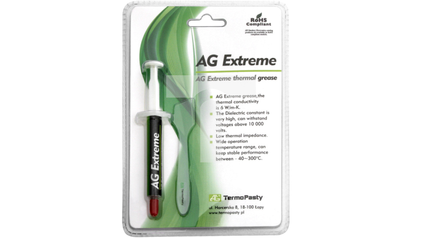 Pasta termoprzewodząca AG Extreme 3g strzykawka AGT-108 – AG Termopasty Grzegorz Gąsow | TIM SA