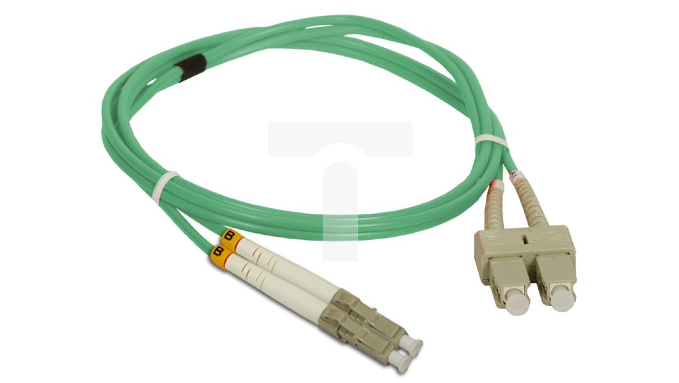 Patch cord MM OM3 LC-SC duplex 50/125 5.0m FOC-LCSC-5MMD-5-3 – A-LAN ...