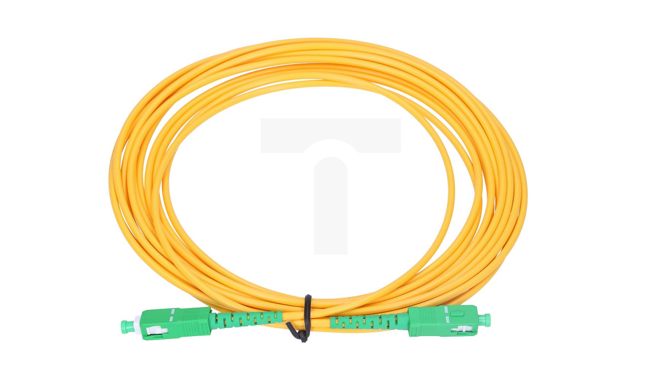 Patchcord Jednomodowy, Simplex, G.652D, 3mm, 3m Extralink SC/APC-SC/APC ...