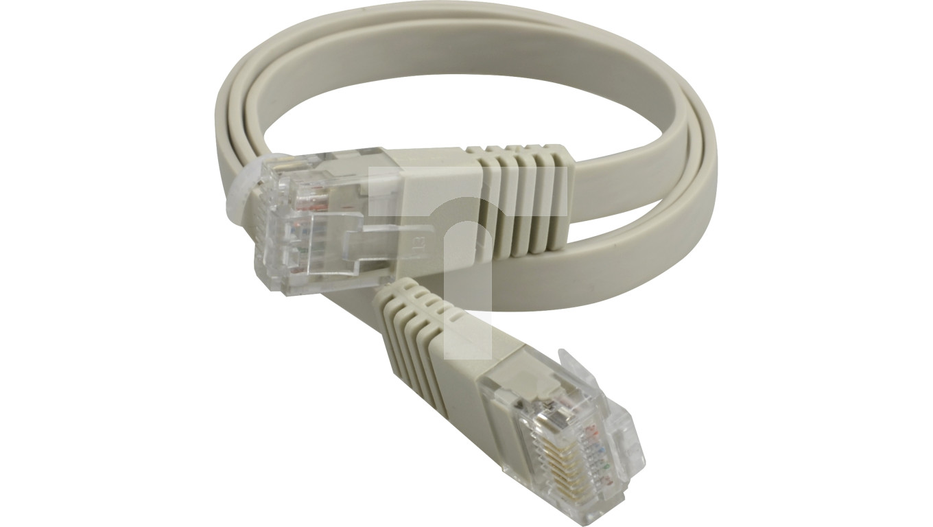 Patchcord UTP kat.6 kabel sieciowy LAN 2x RJ45 płaski szary 5m NEKU – NEKU POLSKA | TIM SA