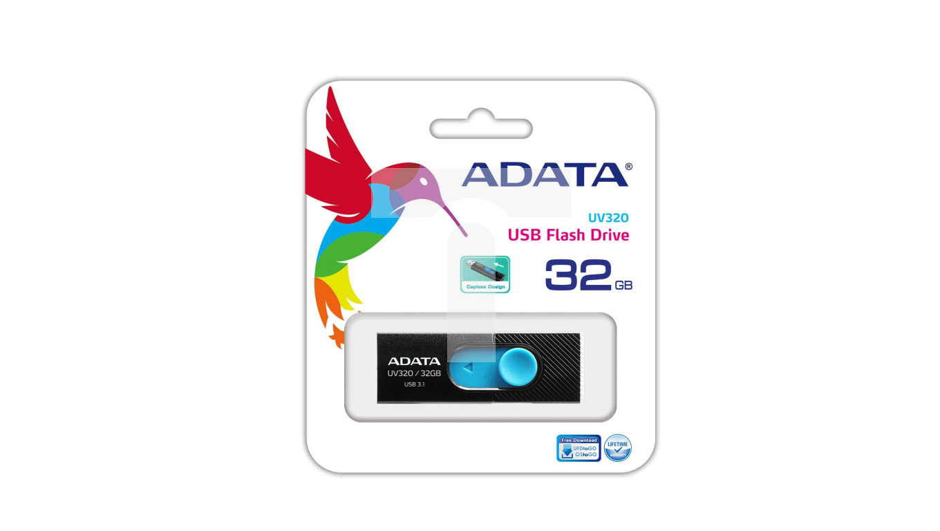 Pendrive ADATA UV320 AUV320-32G-RBKBL (32GB USB 3.1 kolor czarny ... Pendrive ADATA UV320 AUV320-32G-RBKBL (32GB USB 3.1 kolor czarny ...
