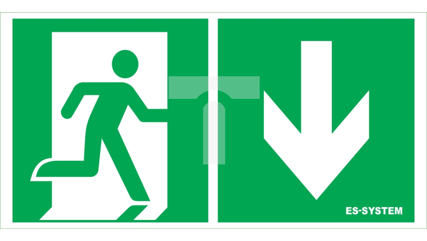 Piktogram do Screen Basic 150x300 (159,5x310,5). DRZWI + DÓŁ 9849071 ...