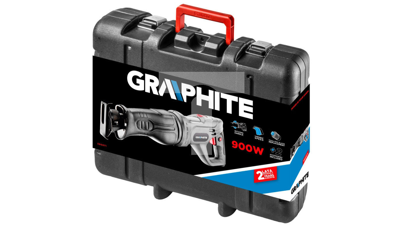 Piła szablasta 900W skok 20 mm 58G971 – GRAPHITE | TIM SA