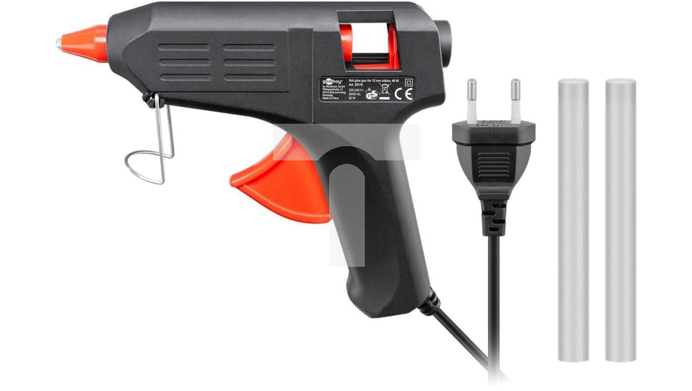 Pistolet do klejenia na gorąco do sztyftów 11 - 12 mm, 20 W, w zestawie ...