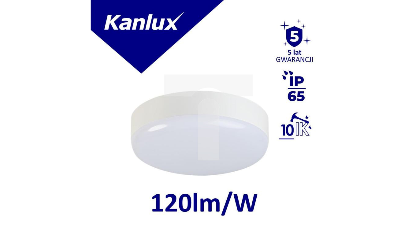 Plafoniera LED IPER LED 10W-NW-O okrągła 1200lm 4000K IP65 IK10 II kl ...