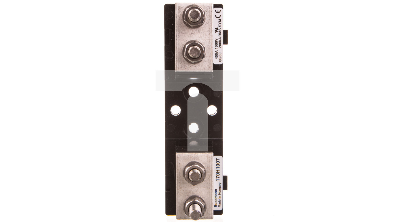 Podstawa bezpiecznika o stałym środku 80mm 400A 1000V DIN00/DIN000 ...