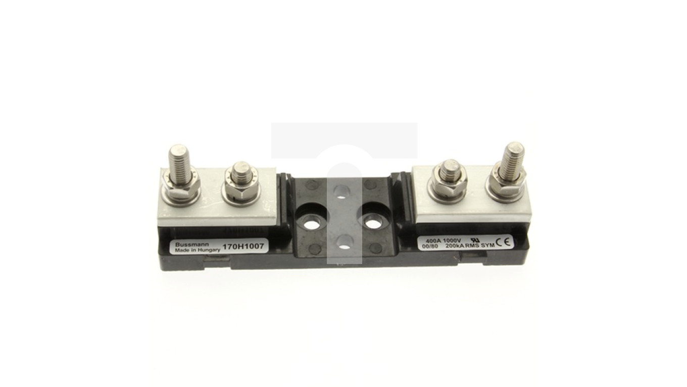 Podstawa bezpiecznika o stałym środku 80mm 400A 1000V DIN00/DIN000 ...