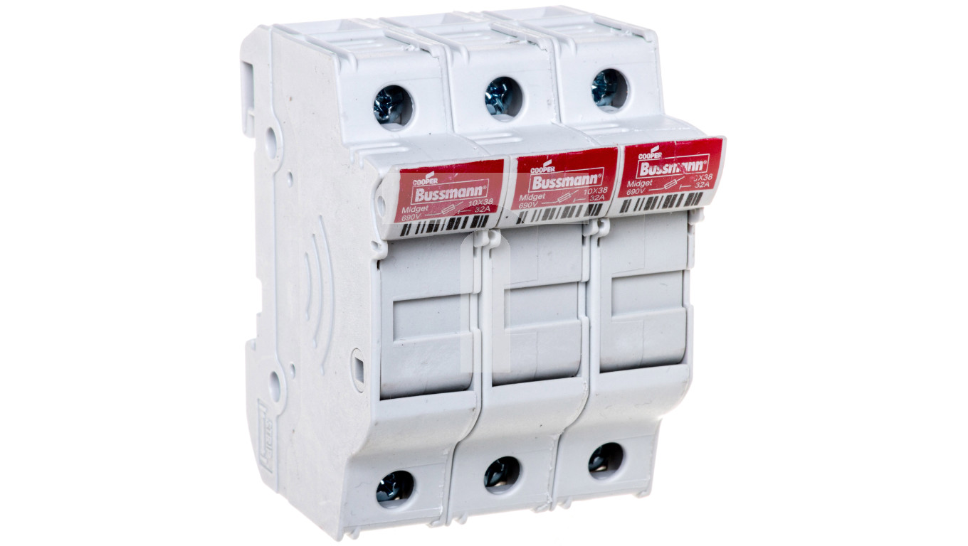 Podstawa bezpiecznikowa cylindryczna 10x38mm 13 32A CHM3DU – EATON | TIM SA